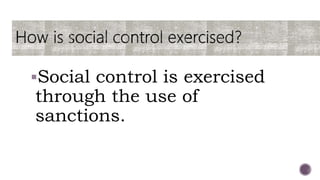 Anthro30 13 deviance, crime and social control | PPTX