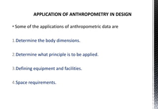 ANTHROPOMETRY (DOCTOR'S CLINIC) | PPTX