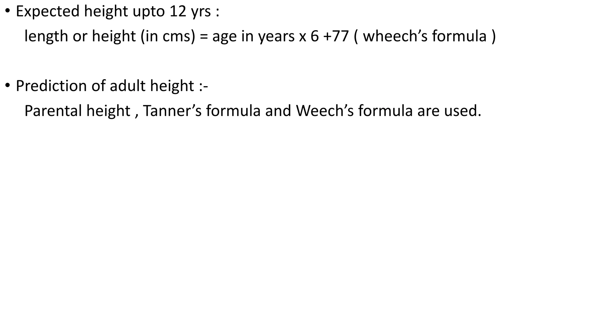 Anthropometry in children refers to the measurement of various physical ...
