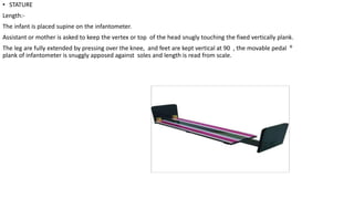 Anthropometry in children refers to the measurement of various physical ...