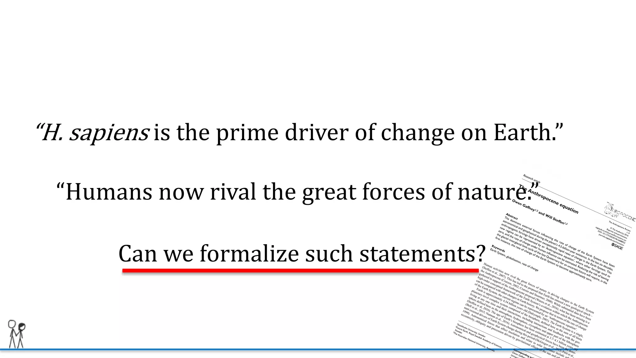 Anthropocene equation | PPTX