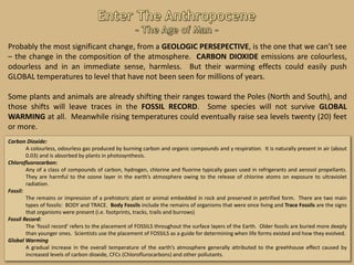 Anthropocene: 'The Age of Man' | PPSX