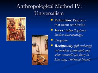 Anthropological Research and Theory | PPT