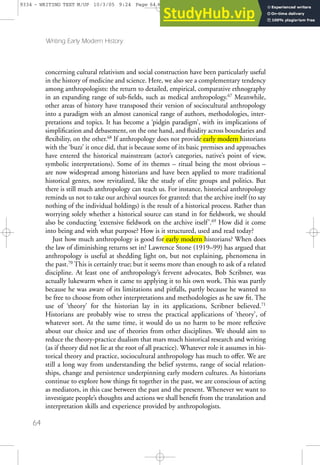 Anthropological Approaches | PDF