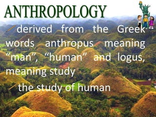 Anthropological foundation | PPT