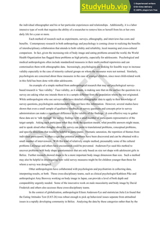 Anthropological Perspectives On Human Appearance And Body Image | PDF ...