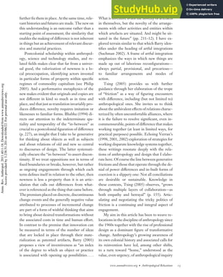 Anthropological Relocations And The Limits Of Design | PDF