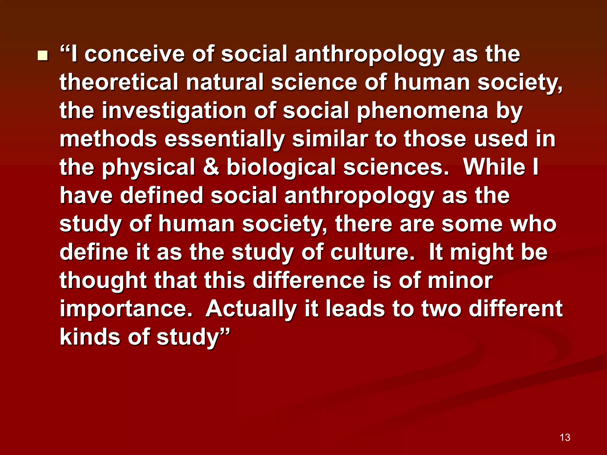 Anthropological Theory II.ppt | Geology | Science