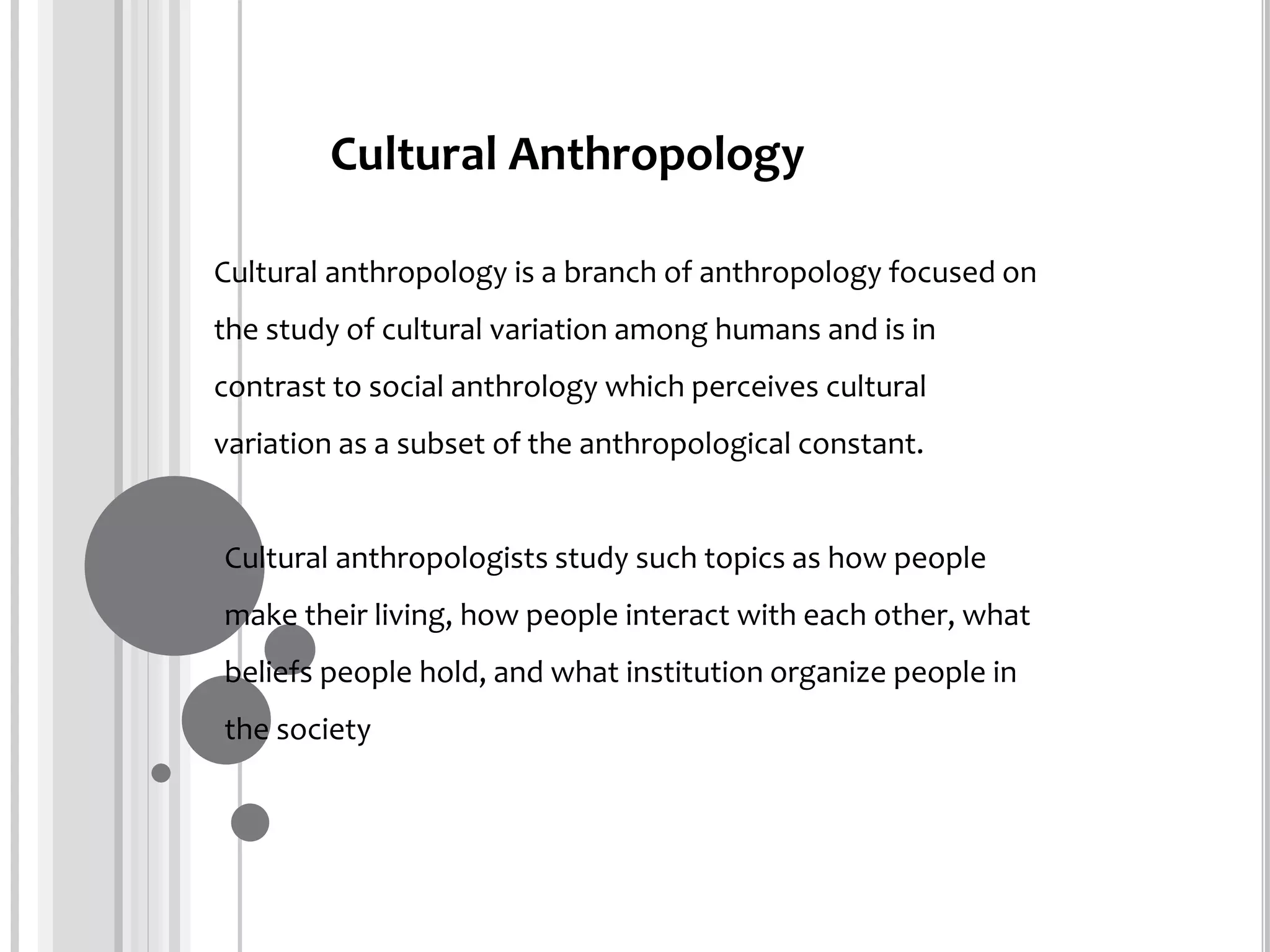 Anthropology | PPTX