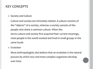 Anthropology | PPTX
