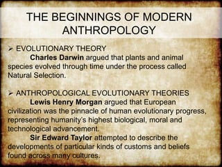 Anthropology | PPTX | Biological Sciences | Science