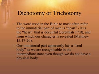 Biblical Anthropology: What is Man Like? | PPT