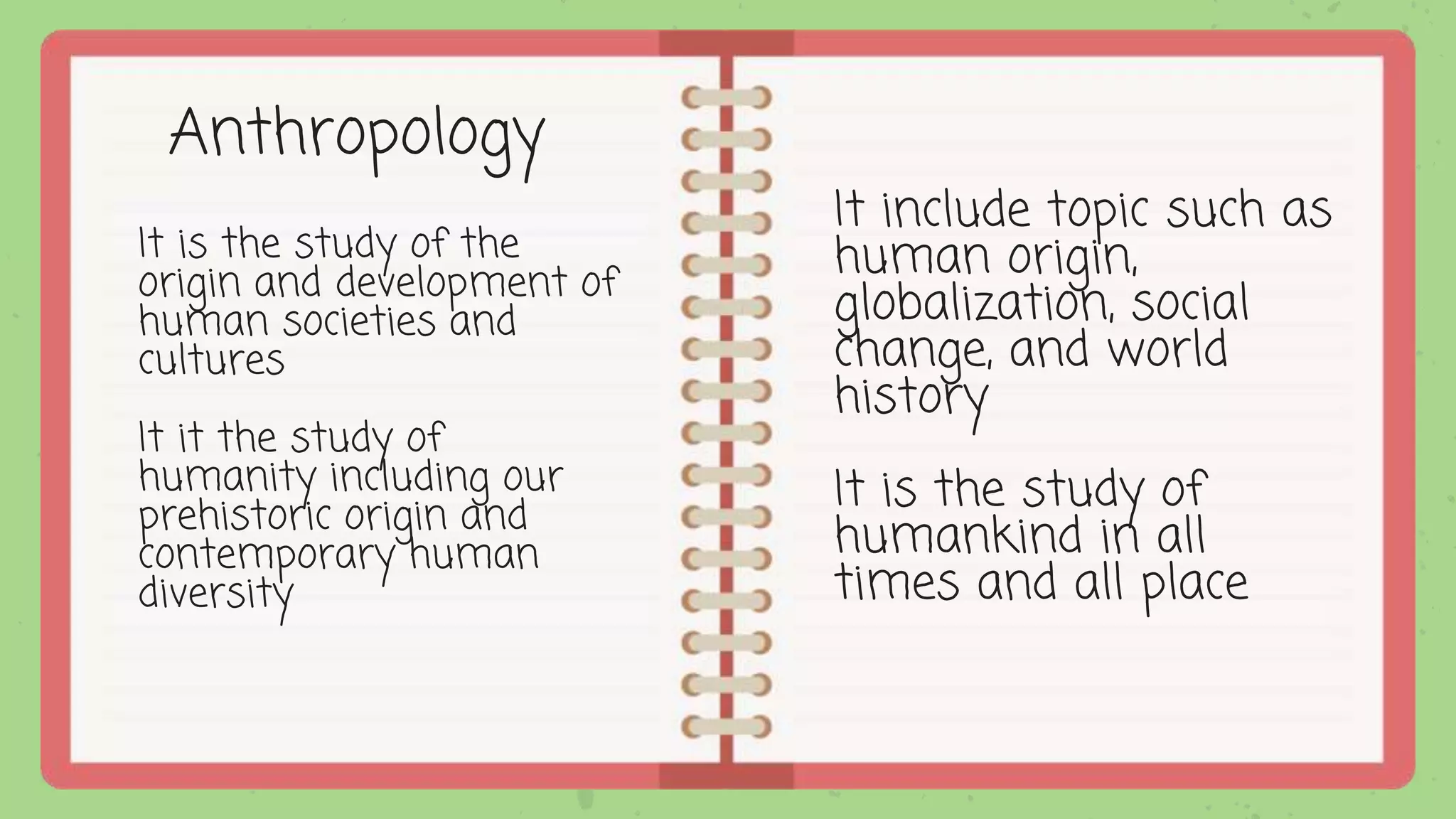 Anthropology | PPTX