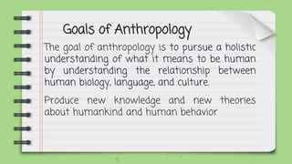 Anthropology | PPT