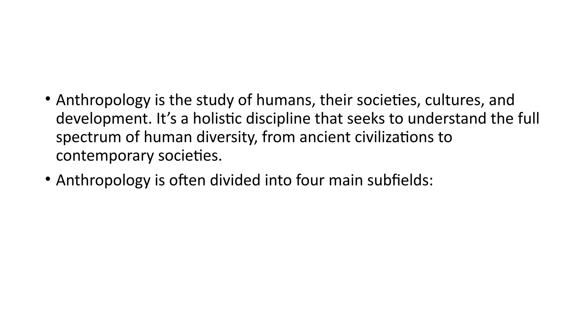 Anthropology.pptx Understanding Culture | PPTX