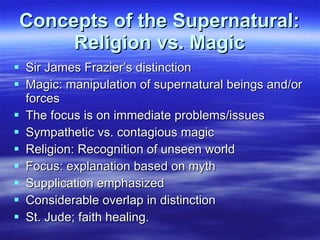 Anthropology of the Supernatural | PPT