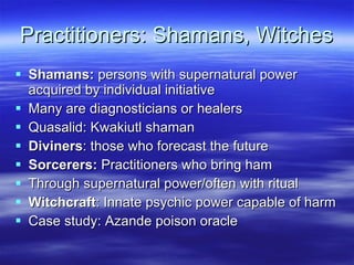 Anthropology of the Supernatural | PPT