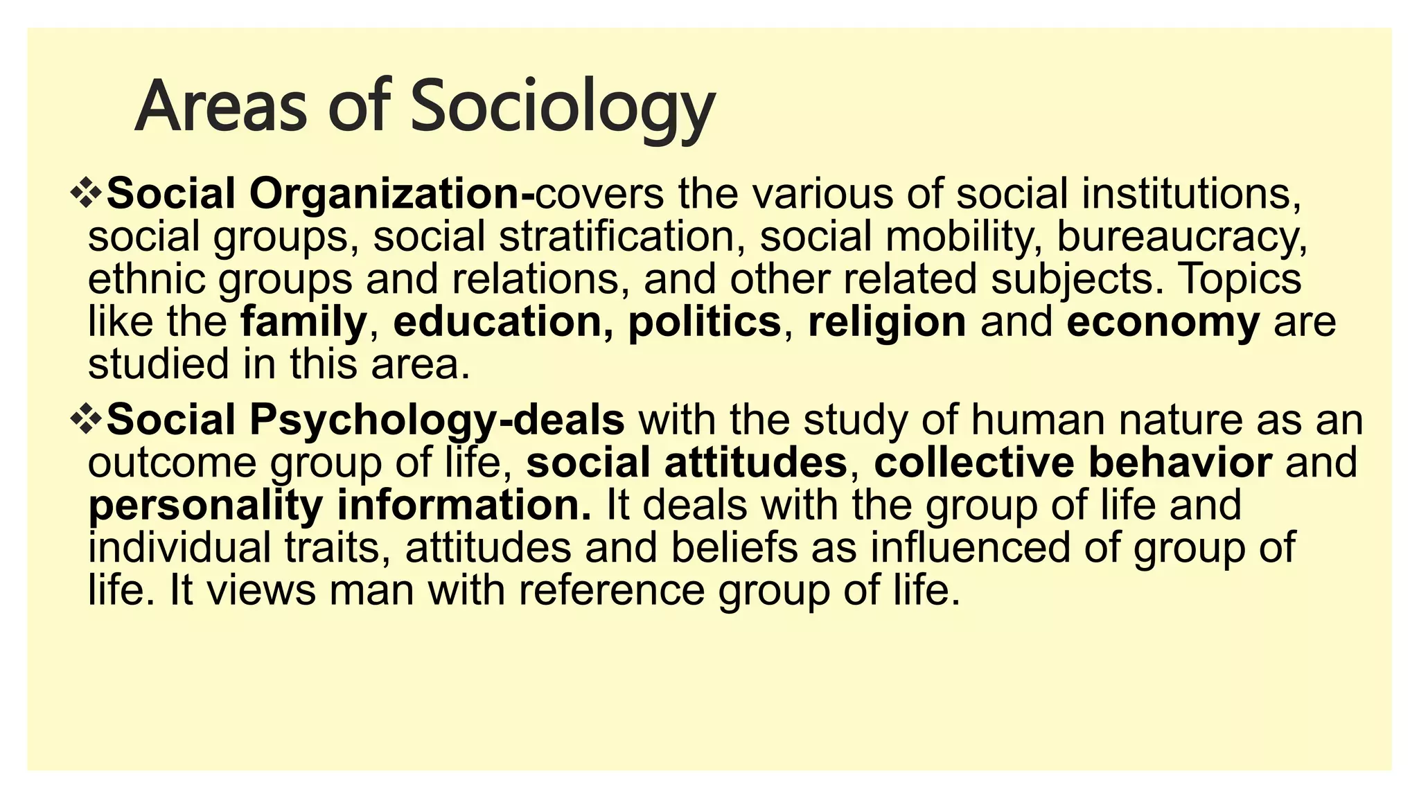Anthropology, Sociology and Political Science | PPTX | Science