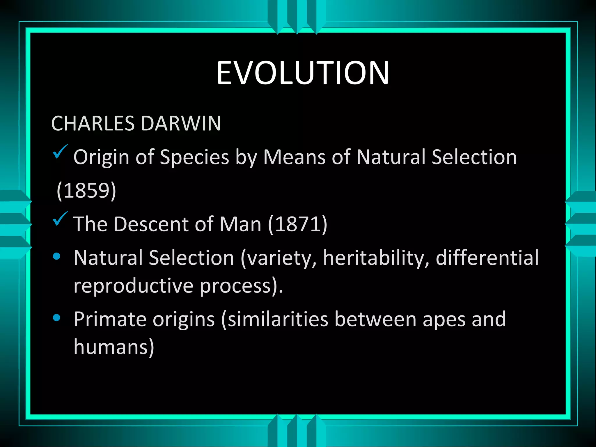 Evolution, Primatology, Human Ancestry, Physical variation | PPT