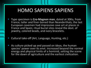 Evolution, Primatology, Human Ancestry, Physical variation | PPT