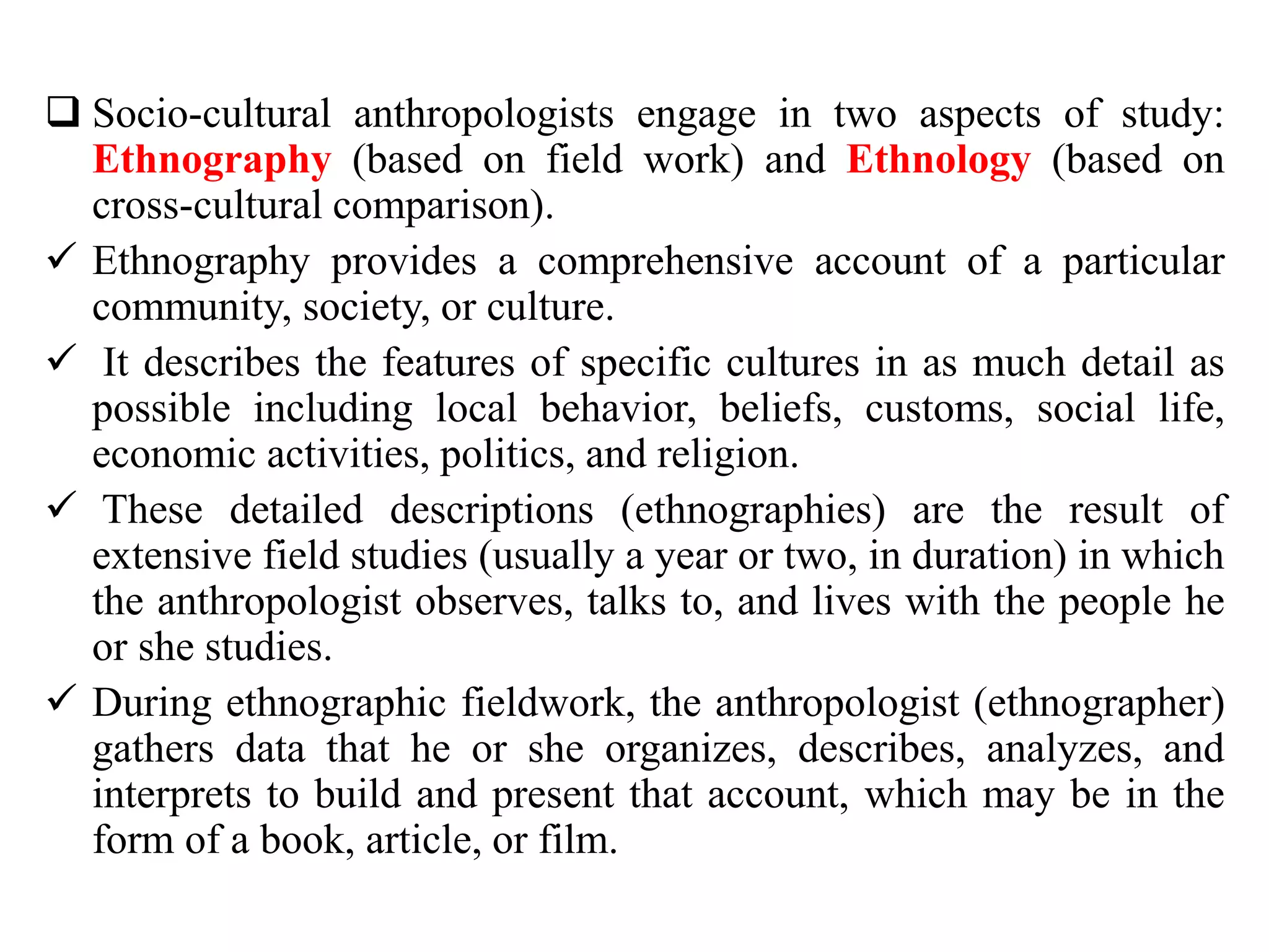 Anthropology Ch - 1 - 7 @freshman_course.pptx | Science