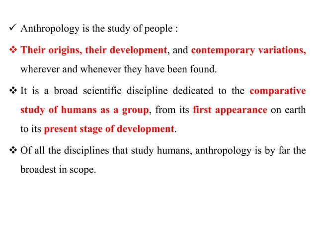Anthropology Ch - 1 - 7 @freshman_course.pptx | Science