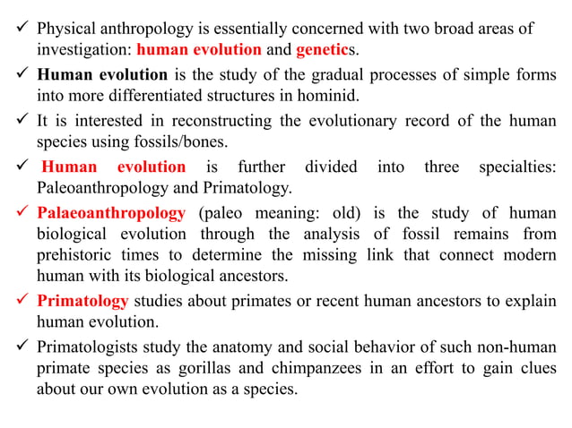 Anthropology Ch - 1 - 7 @freshman_course.pptx | Science