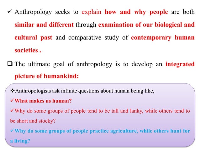Anthropology Ch - 1 - 7 @freshman_course.pptx | Science