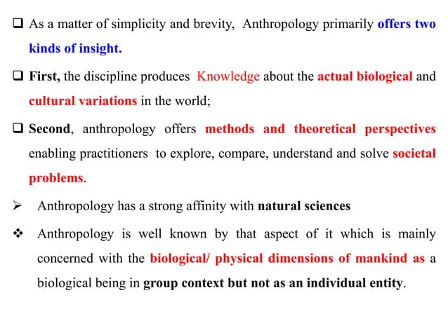 Anthropology Ch - 1 - 7 @freshman_course.pptx | Science