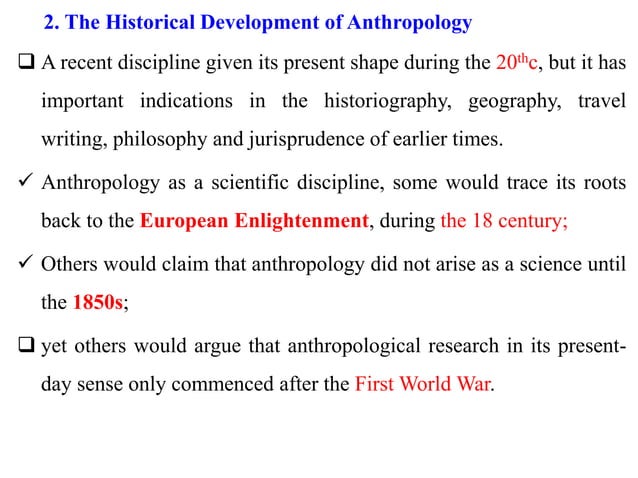 Anthropology Ch - 1 - 7 @freshman_course.pptx | Science