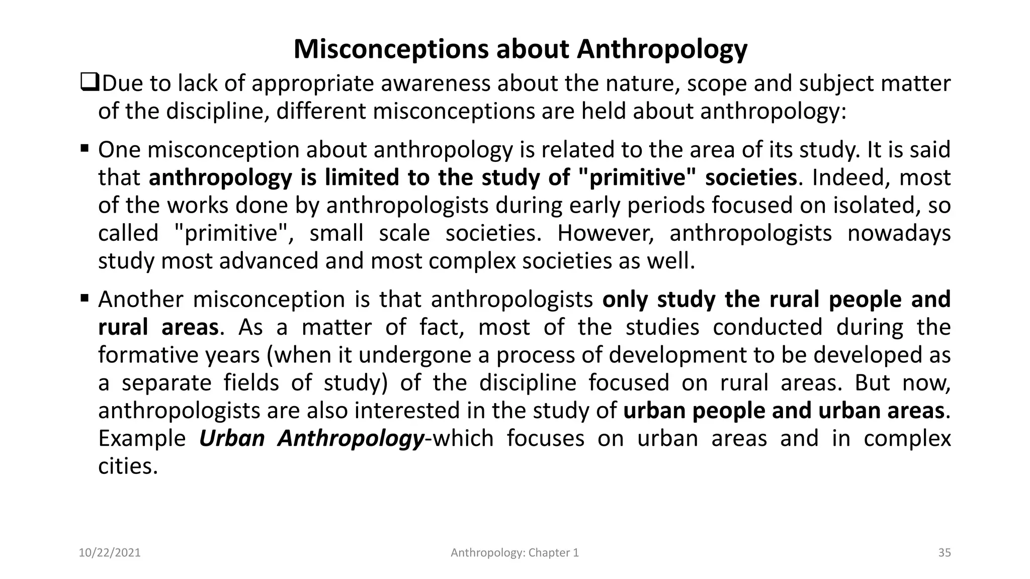 Anthropology Chapter 1 PPT.pdf for fresh man | PDF