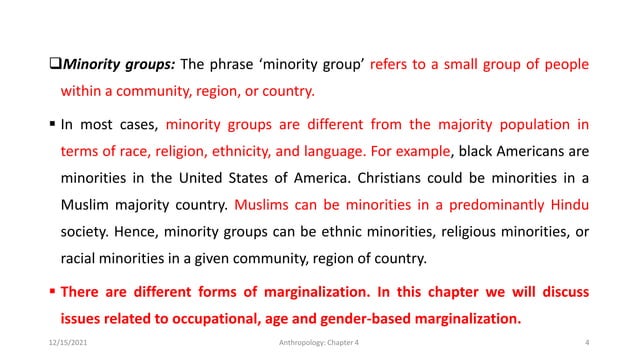 Anthropology Freshman Chapter 4 PPT.pdf | Debated Sensitive Social Issues | Sensitive Topics