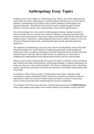 Anthropology Essay Topics.pdf