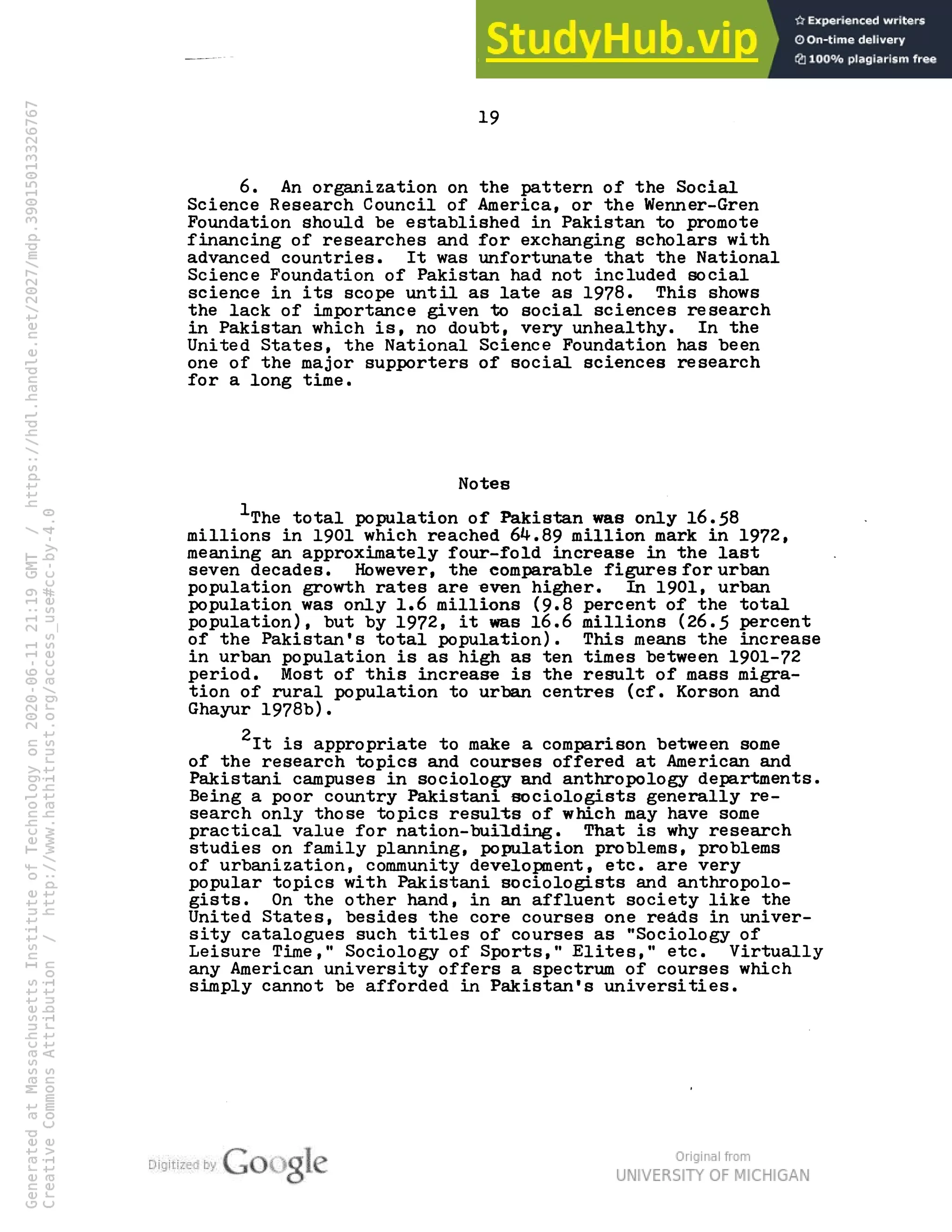 Anthropology in Pakistan Recent Sociocultural and Archaeological ...