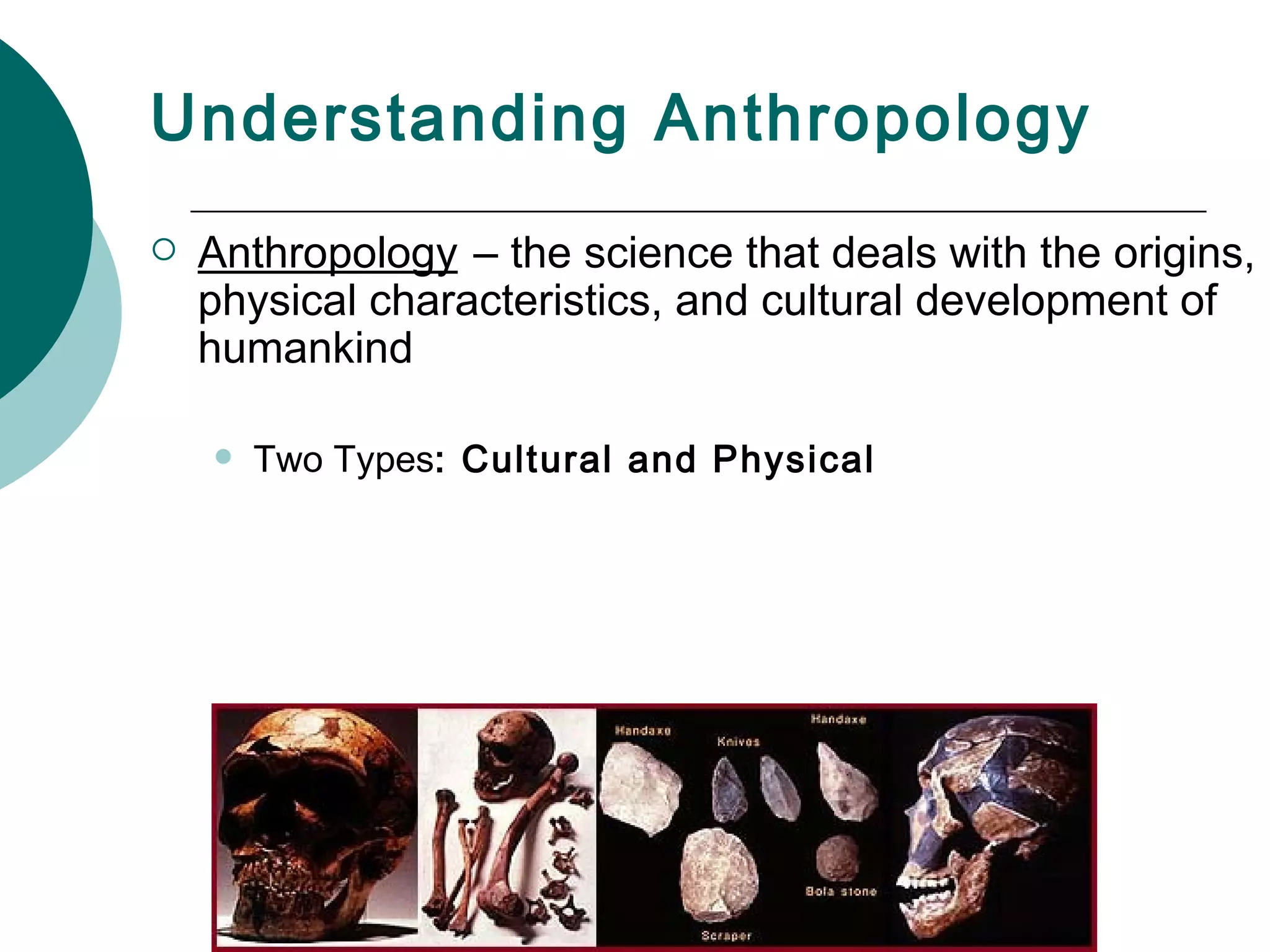 Anthropology intro and types | PPT
