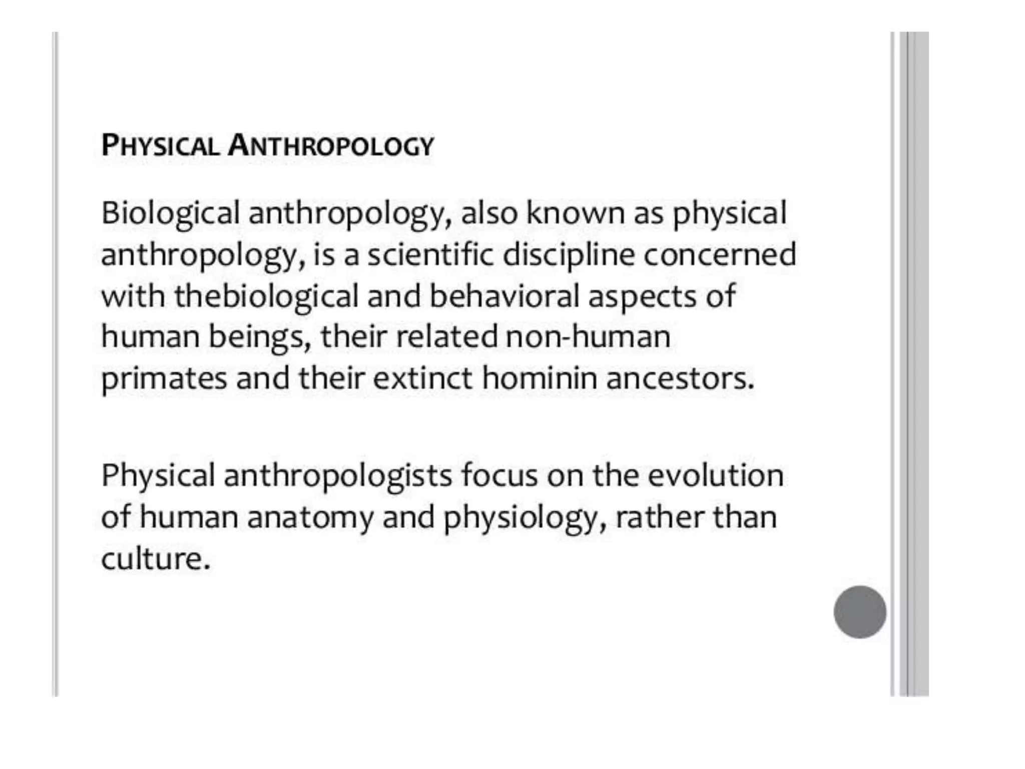 Introduction to Anthropology | PPT