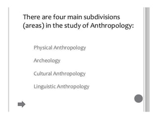 Introduction to Anthropology | PPT