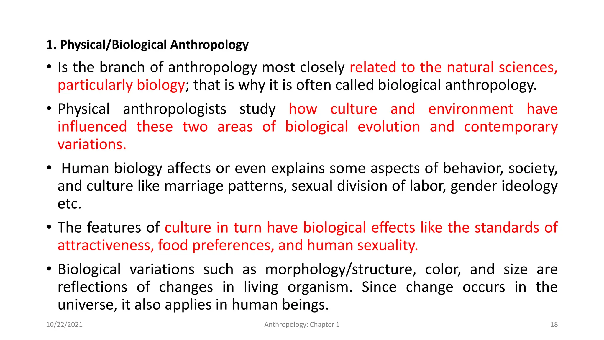 Anthropology Lecture Notes 1 (Chapters 1–5).pdf | Science
