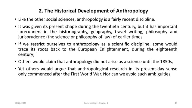 Anthropology Lecture Notes 1 (Chapters 1–5).pdf | Science