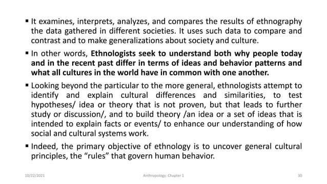 Anthropology Lecture Notes 1 (Chapters 1–5).pdf | Science