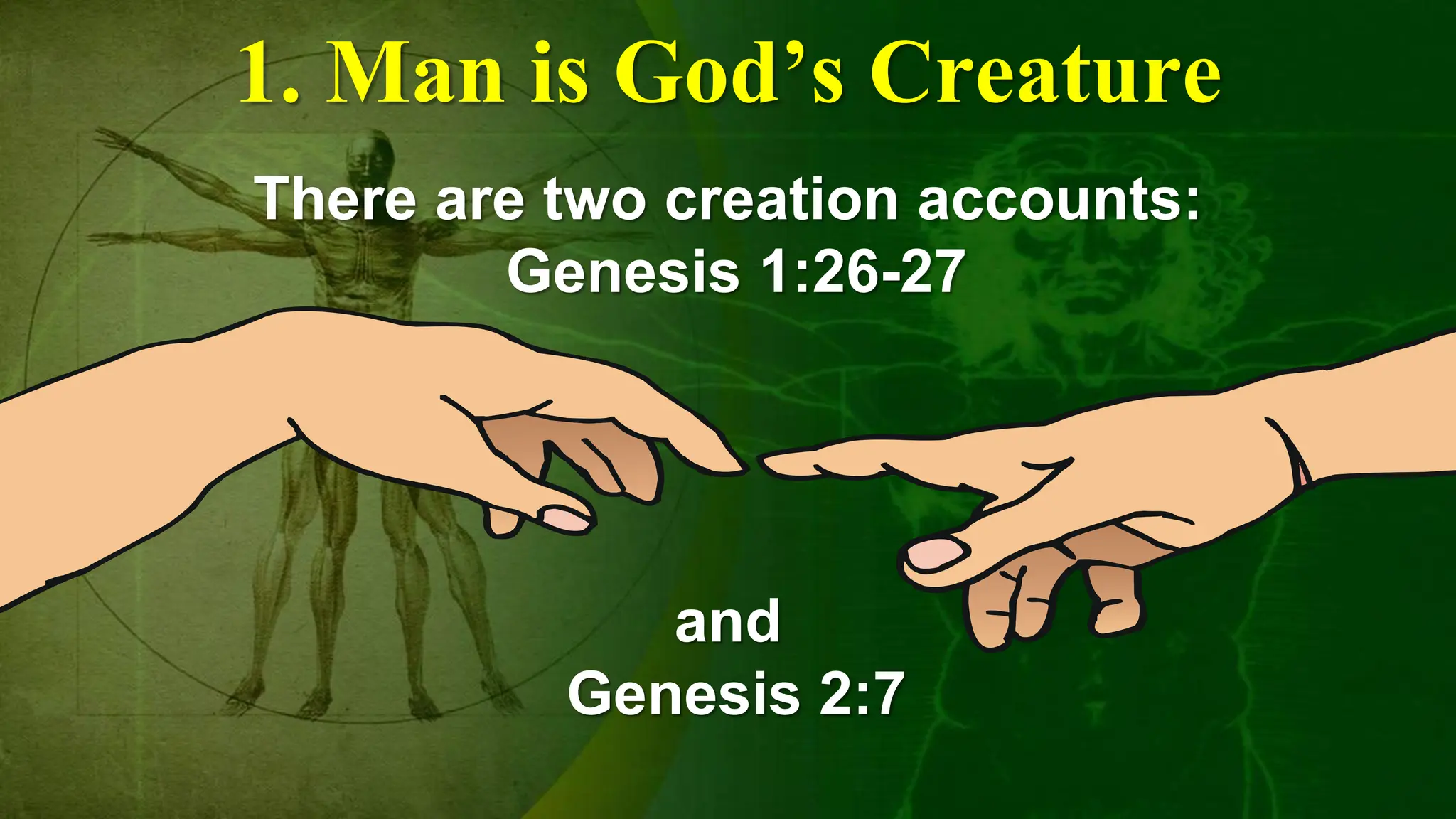 Biblical Anthropology (Man-Who he is at its origin) | PPTX