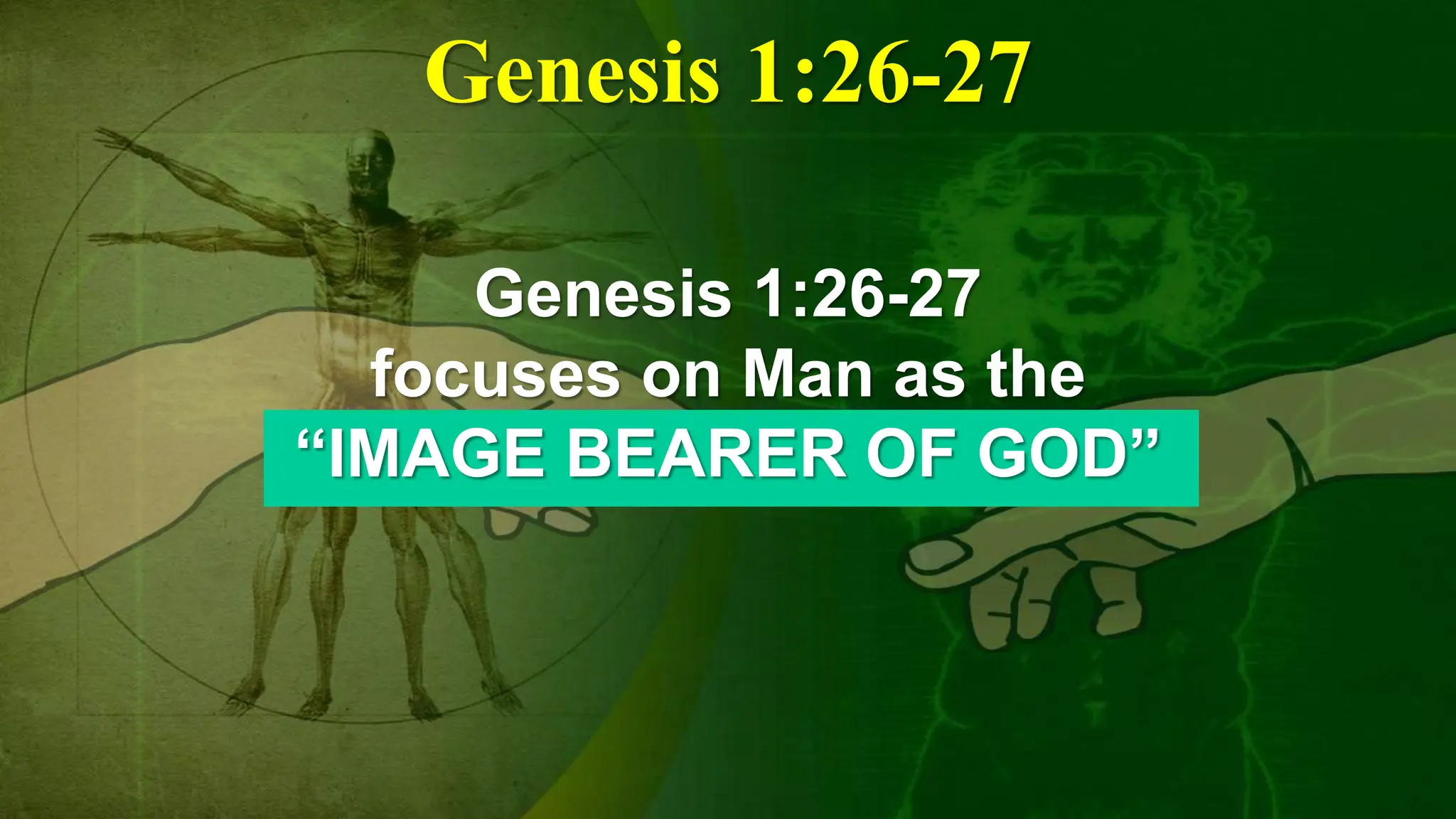 Biblical Anthropology (Man-Who he is at its origin) | PPTX