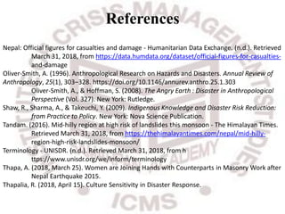 Anthropology of disaster | PDF