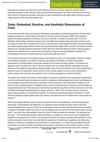 Anthropology Of Food 2012 | PDF