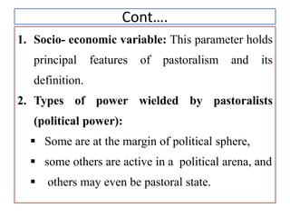 Anthropology of pastoral Society | PDF