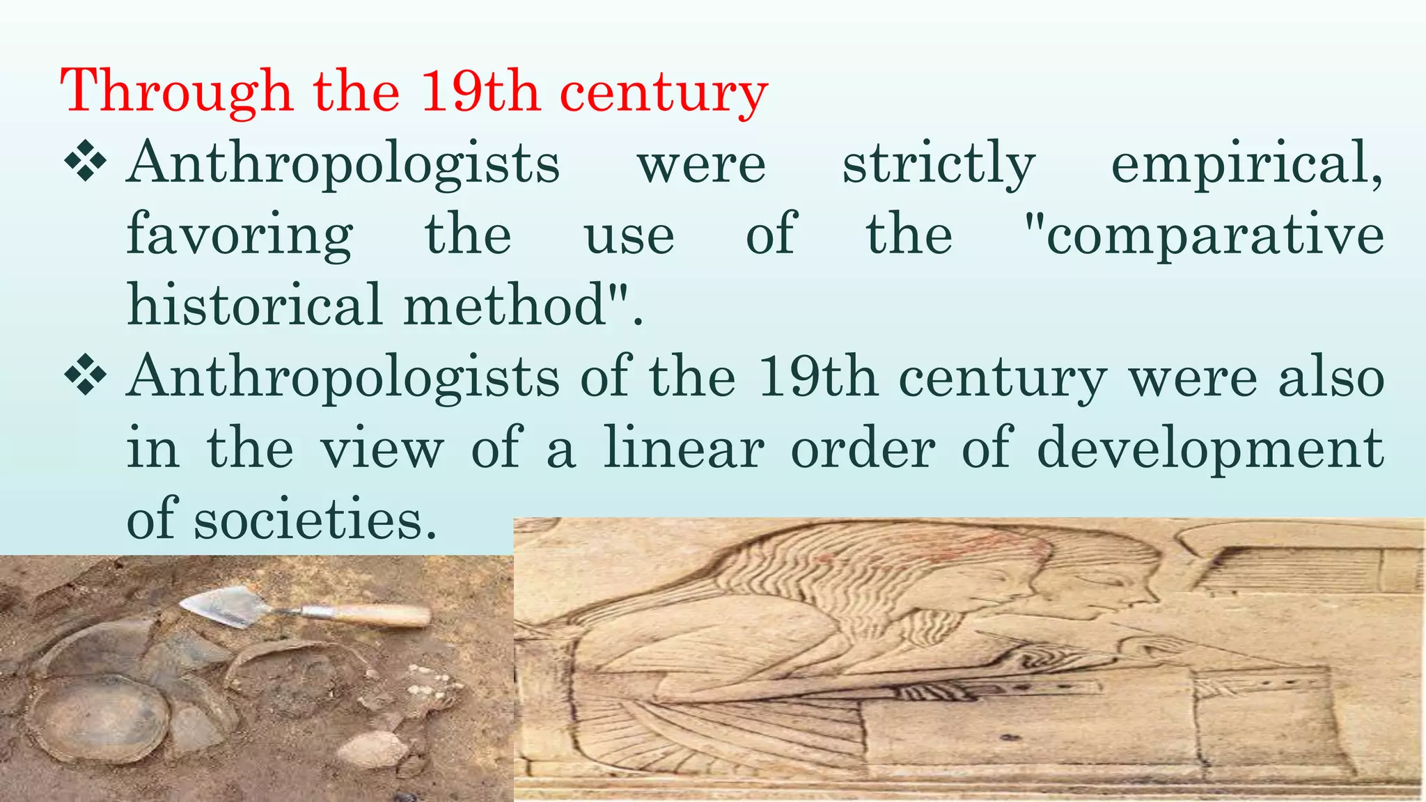 Anthropology past and present | PPTX | Science