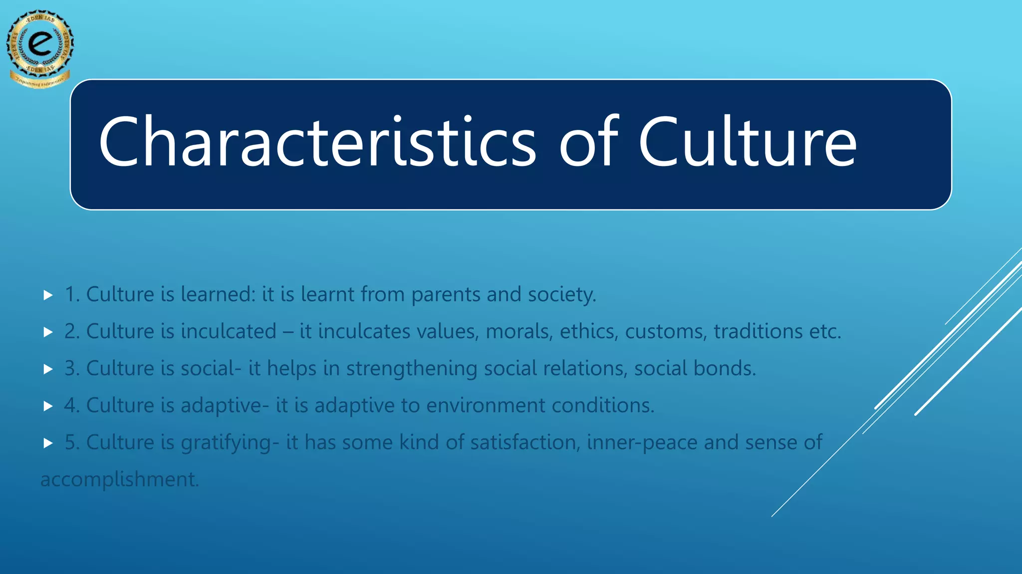 What is Culture!! By Eden IAS Athropology Optional | PPTX