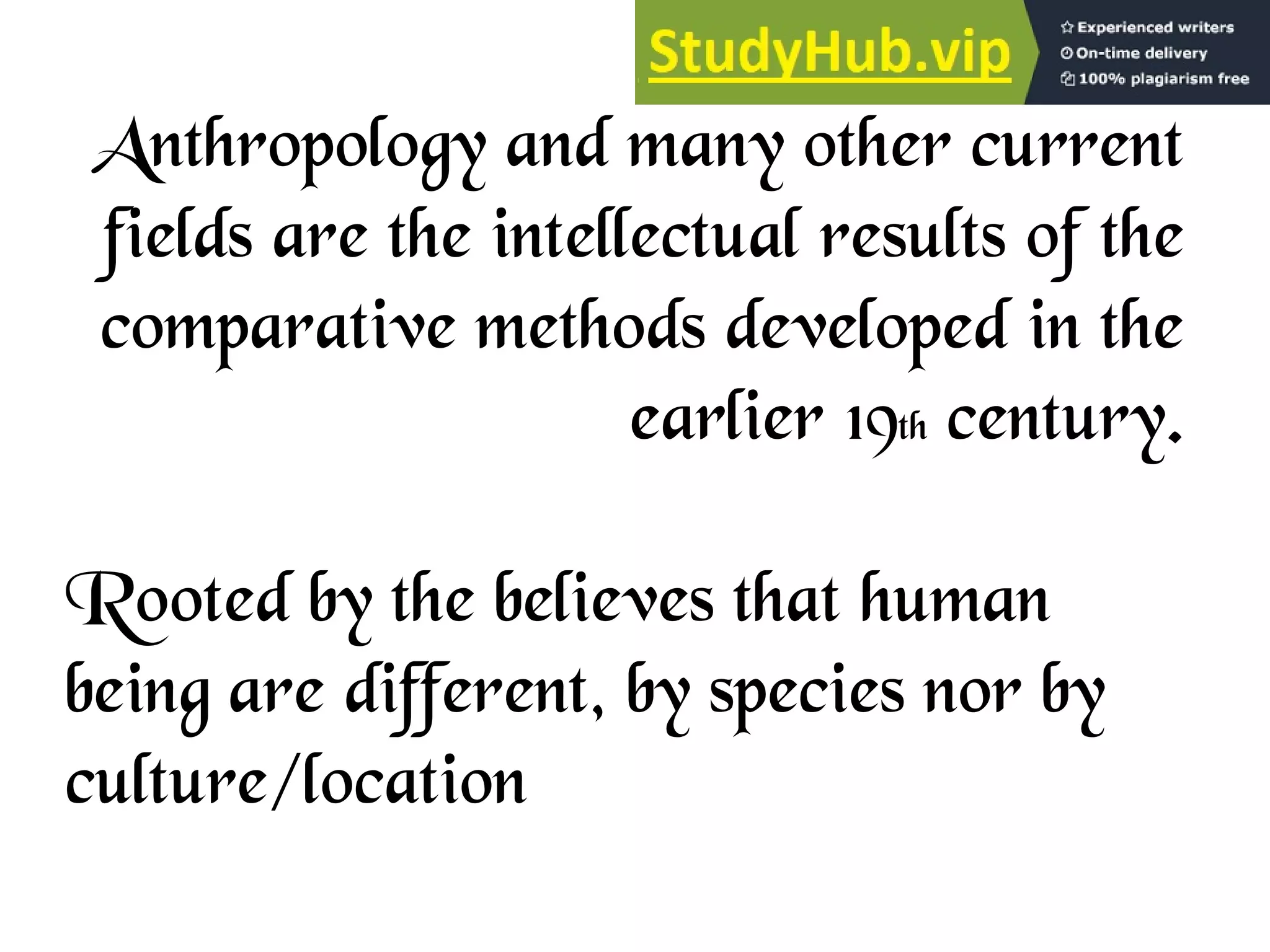 Anthropology The Exploration Of Human Diversity | PDF