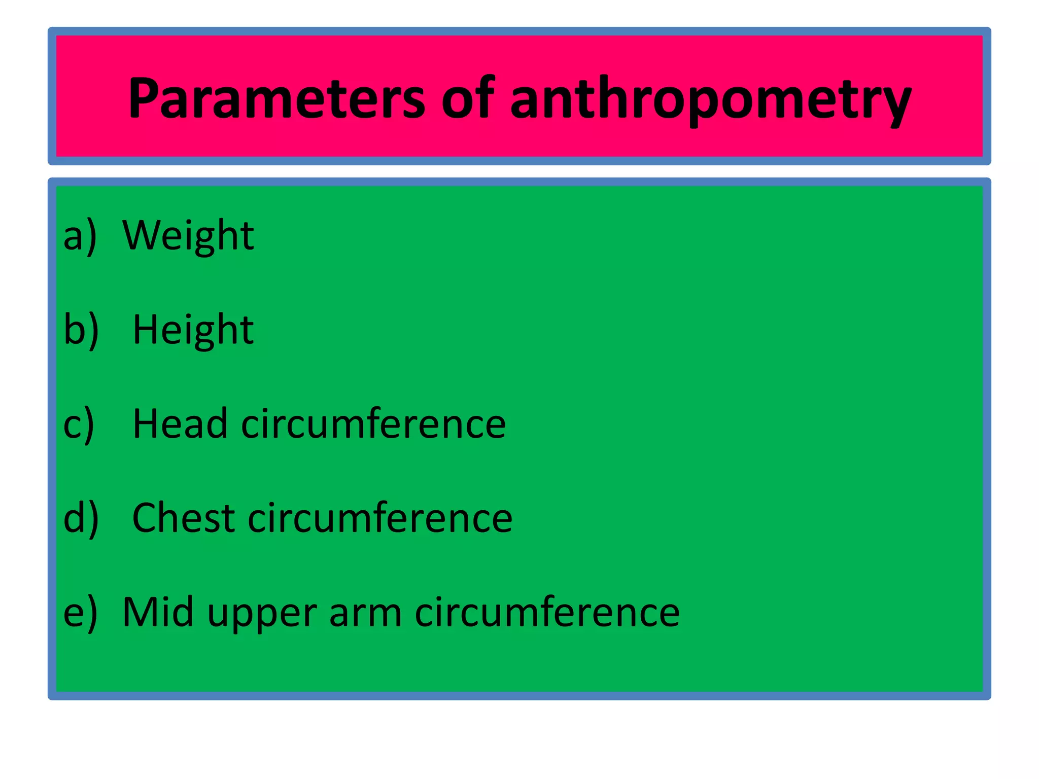 Anthropometric assessment | PPTX