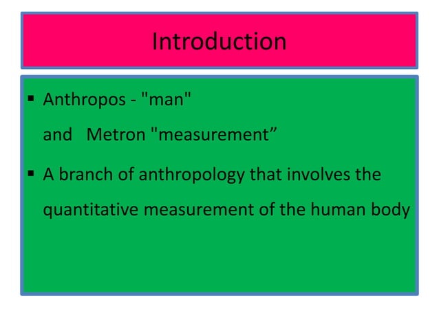 Anthropometric assessment | PPTX | Medical Tests | Medical Health